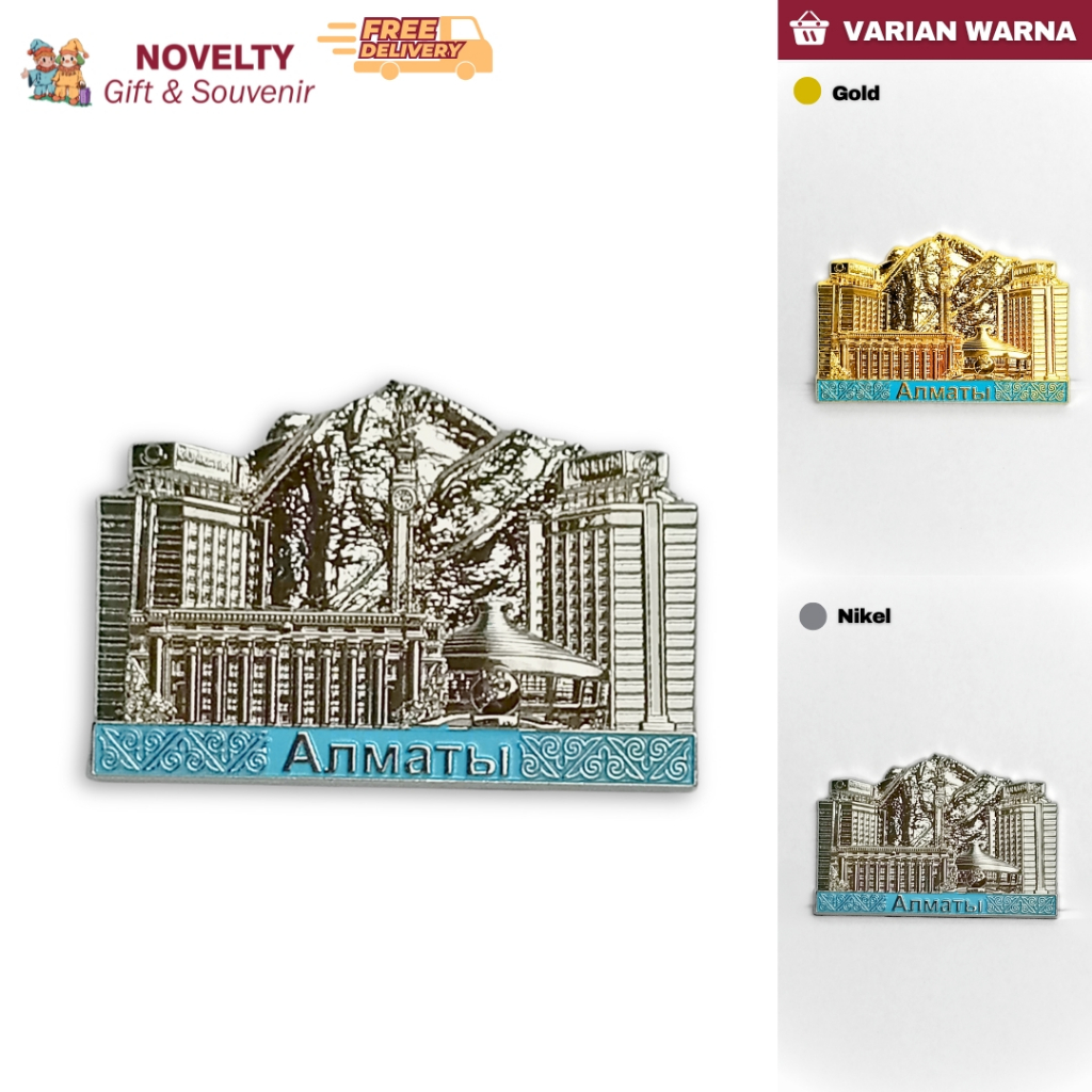 Kazakhstan refrigerator magnet Souvenir from Kazakhstan | Shopee Malaysia