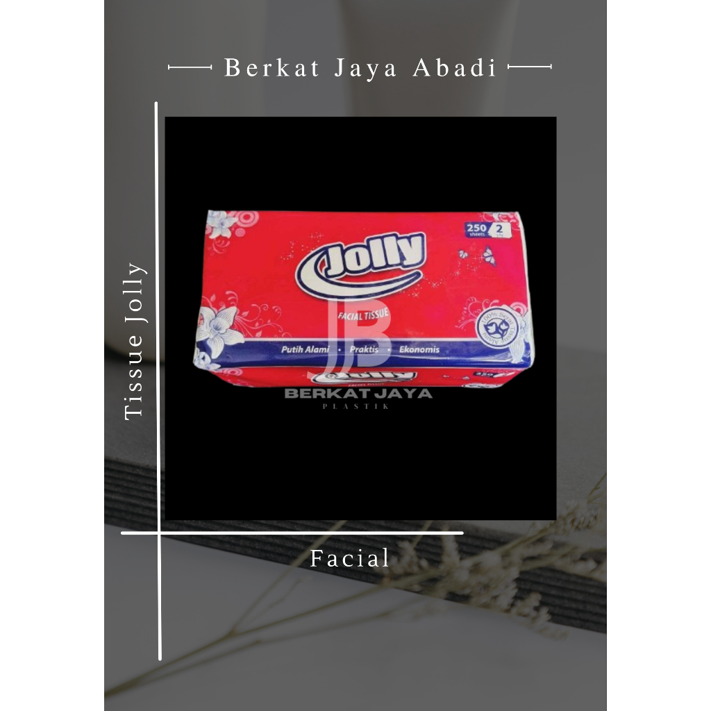 Jolly Facial TISSUE 250 Sheets / JOLLY Culinary TISSUE Roll Core Soft ...