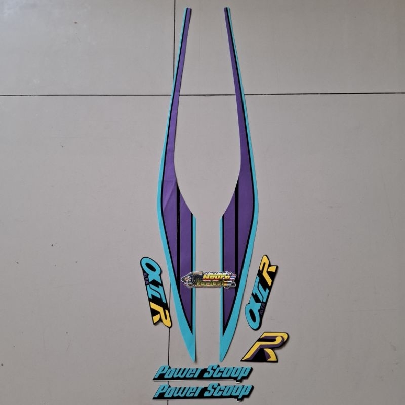 UNGU Striping Yamaha v100/Alfa Alfa 100 power scoop striker Quality ...