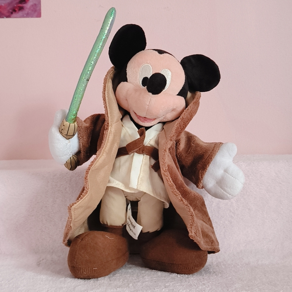 Disney Mickey Mouse Jedi Costume Star Wars Exclusive Disney Bean Bag ...