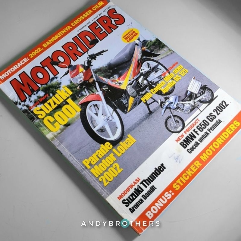 Motoriders Catalog Magazine Book - Suzuki Cool Original | Shopee Malaysia