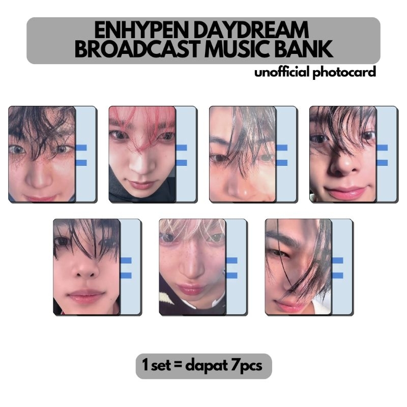 [UNOFFICIAL] Photocard ENHYPEN DAYDREAM BROADCAST PC ZOOM MUSIC BANK ...