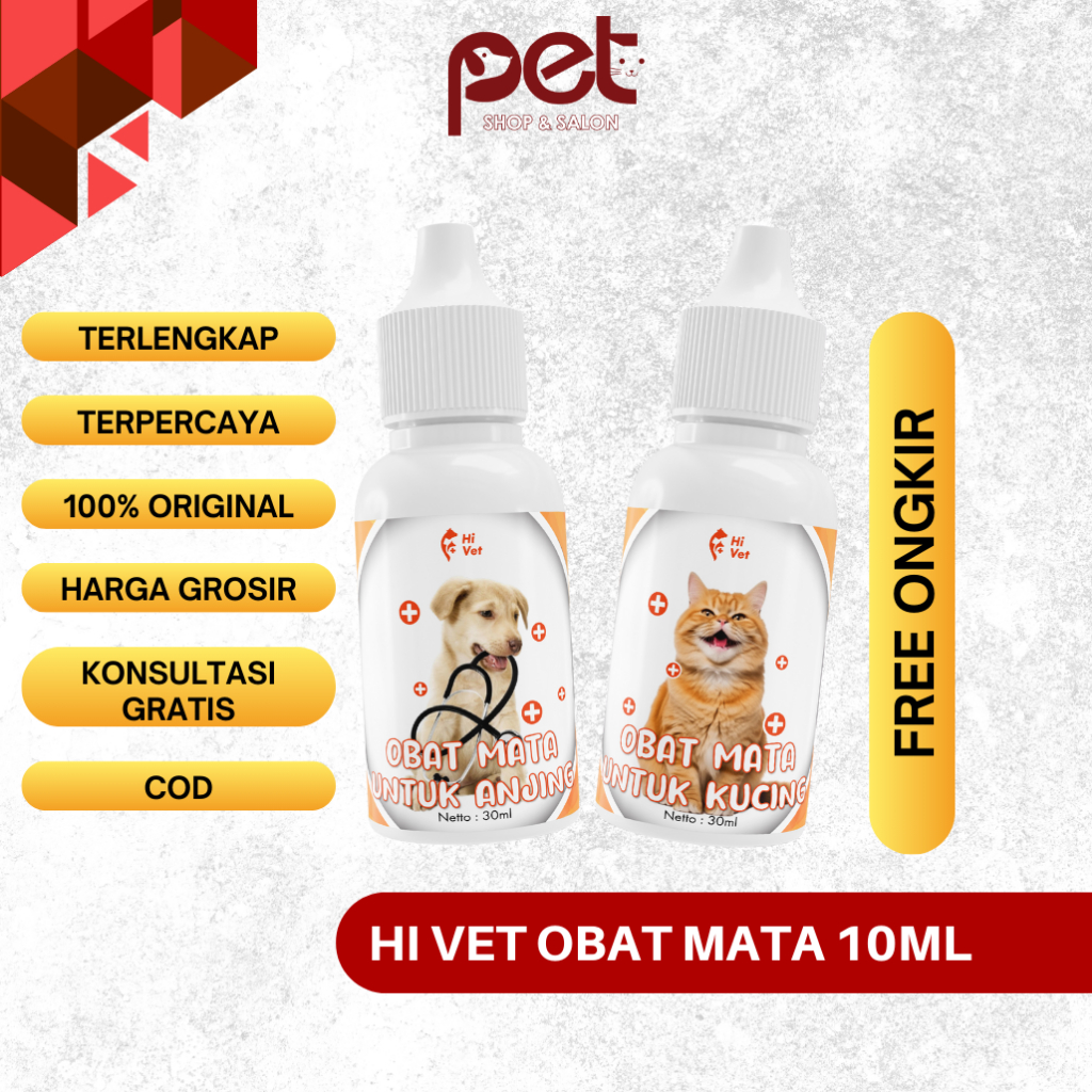 MATA Hi VET Eye Medicine 10 ml - Original Cat Dog Eye Drops - HI VET ...