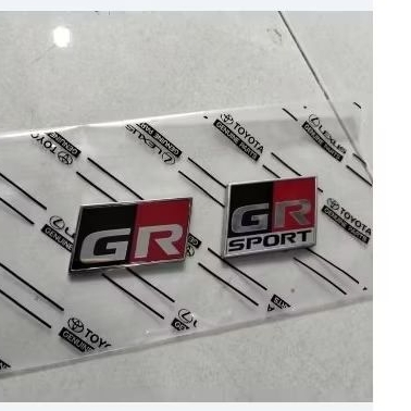 Gr / GR sport logo emblem Toyota ORI Yaris Fortuner rush raize | Shopee ...