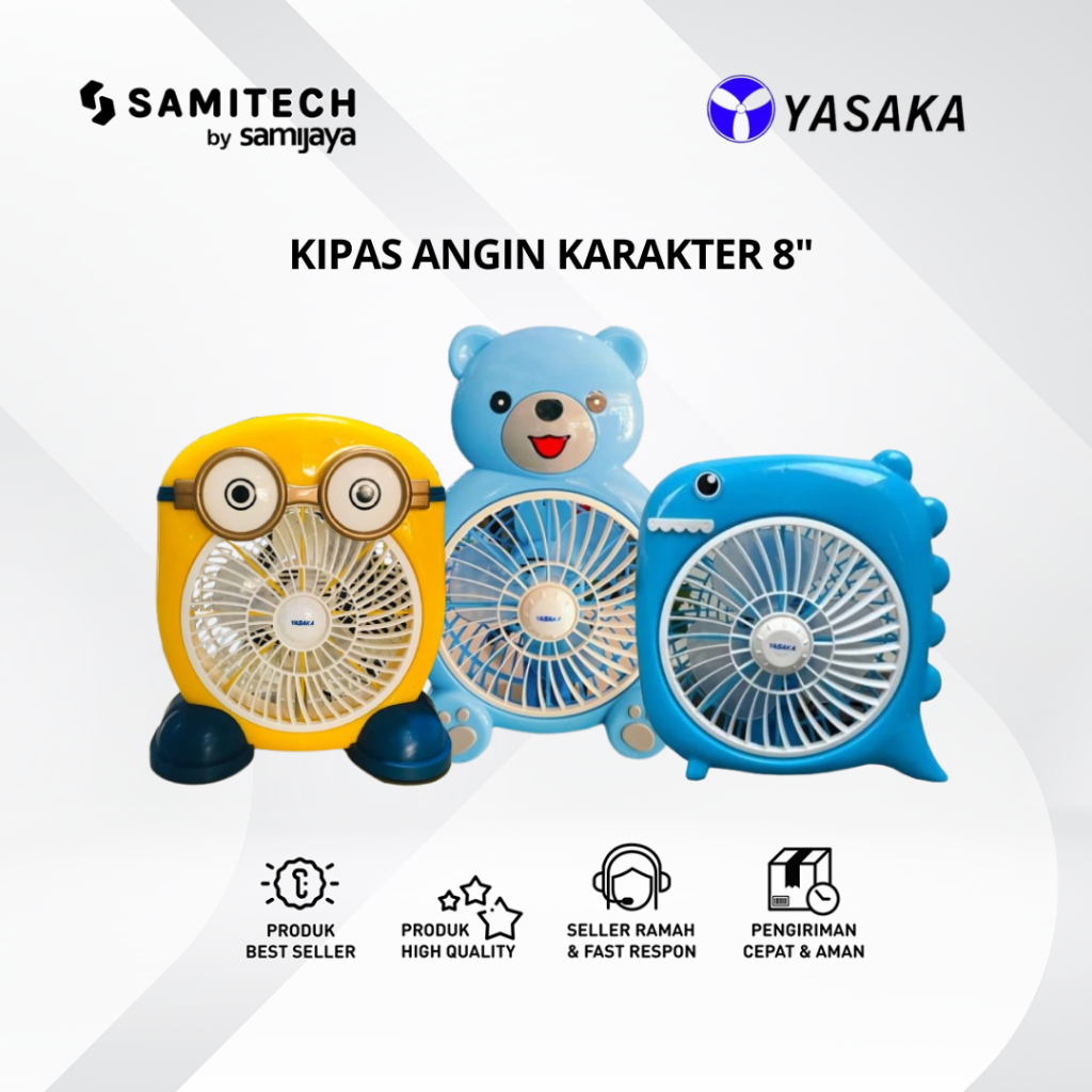 YASAKA CHARACTER FAN 8" CHARACTER TABLE FAN | Shopee Malaysia