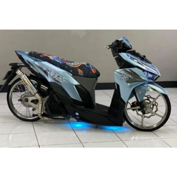 Custom VARIO NEW 125 GEN 2 TRANSPARENT STRIPING 2023-2024 HORN FLAKE MOTIF | Shopee Malaysia