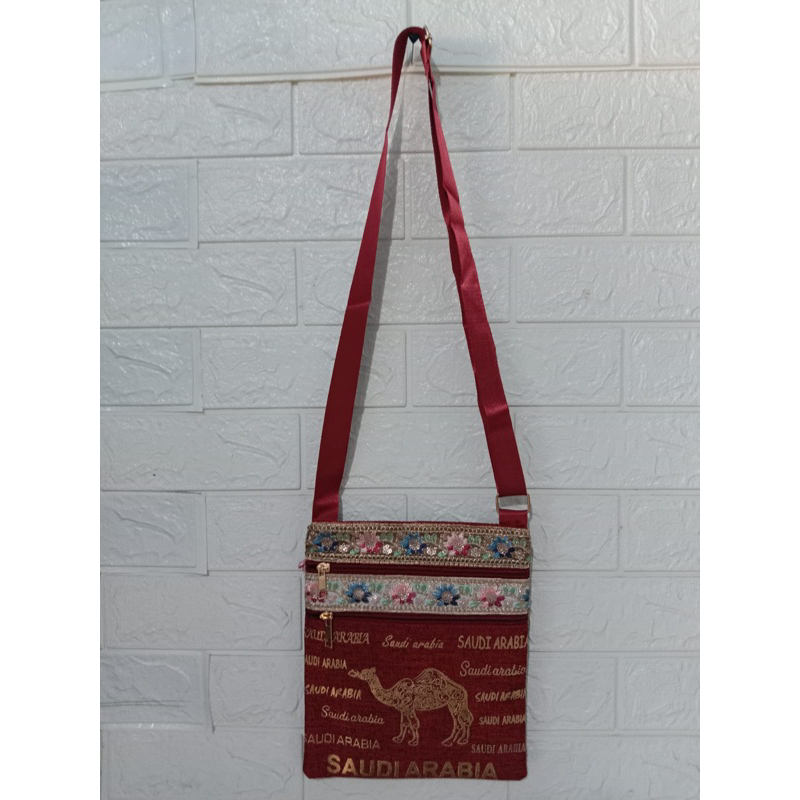 HP Women's sling bag, typical Pakistani Arabic bag, sling strap ...