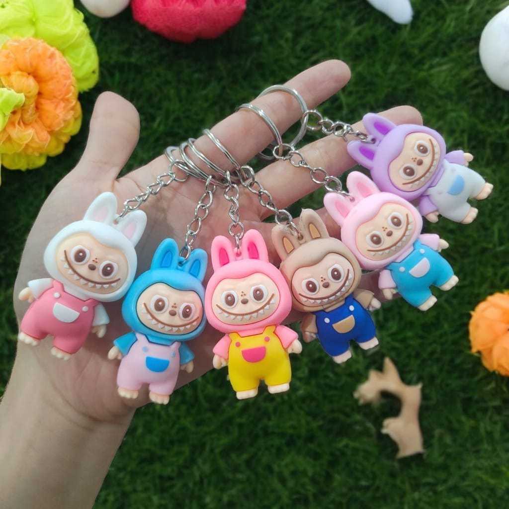 GANTUNGAN 3D Labubu The Monster Character Bag Keychain / Labubu Ganci ...