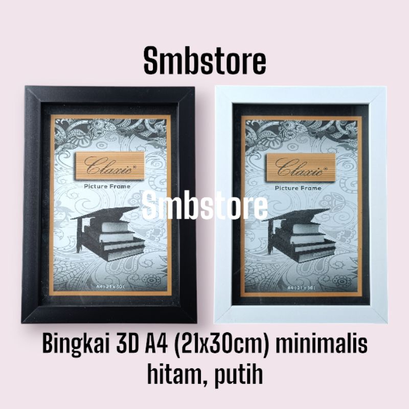 A4 size 3D frame/frame/figura/photo frame (21x30cm) minimalist dowry ...