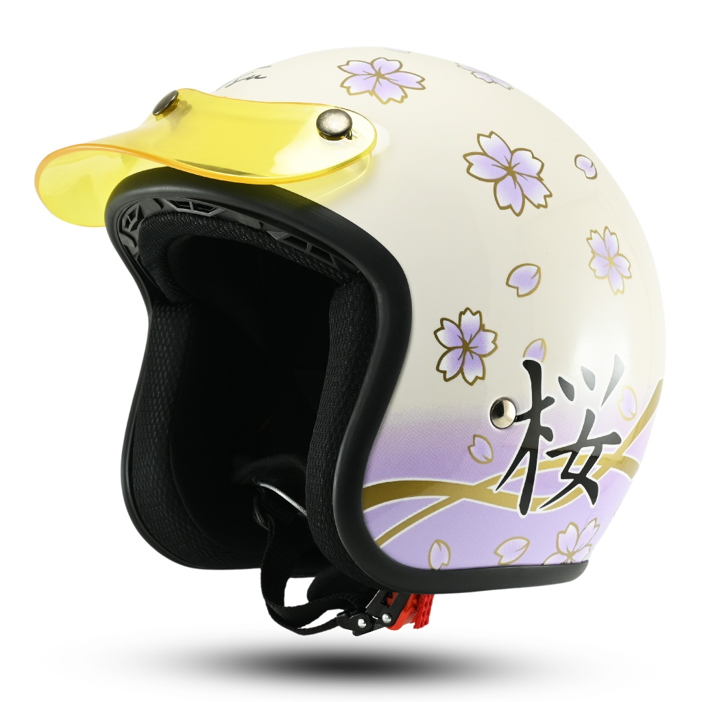 Jitsu Original Retro Bogo Helmet with Latest JR3 Premium SNI Motif ...