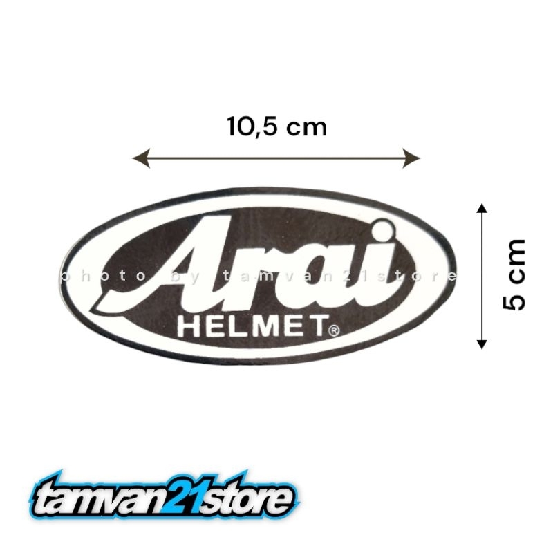 Arai HELMET Logo Sticker / ARAI Sticker / HELMET Sticker / HELMETARAI ...