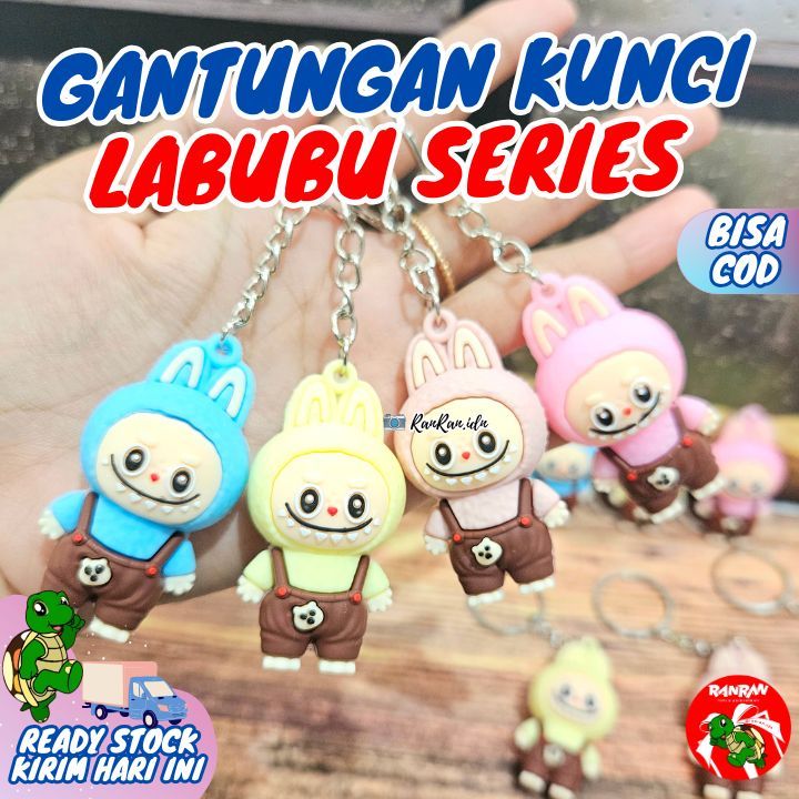 GANTUNGAN Labubu Keychains/Labubu Keychains/Cute Labubu Chains/Labubu ...