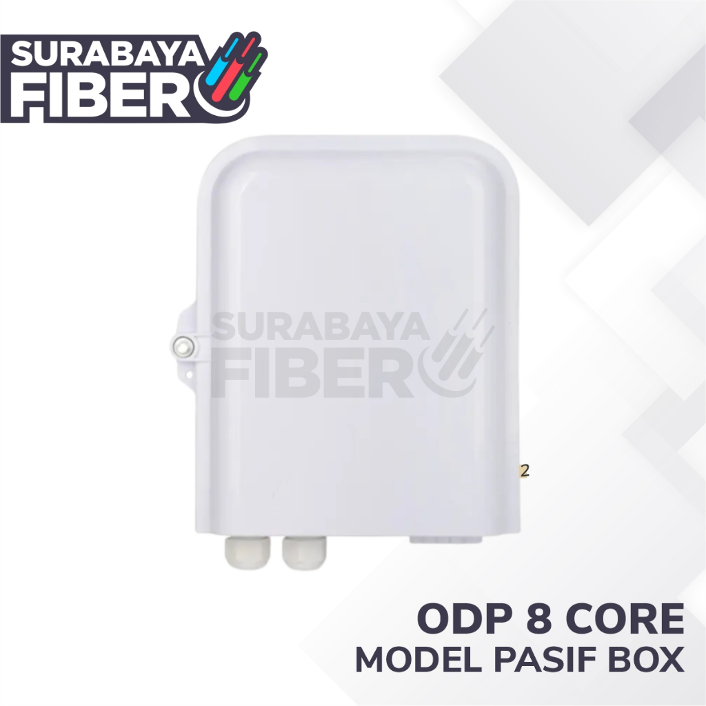 PUTIH Odp Pole 8 Core White Passive Box Model - Complete FTTH 8Core ...