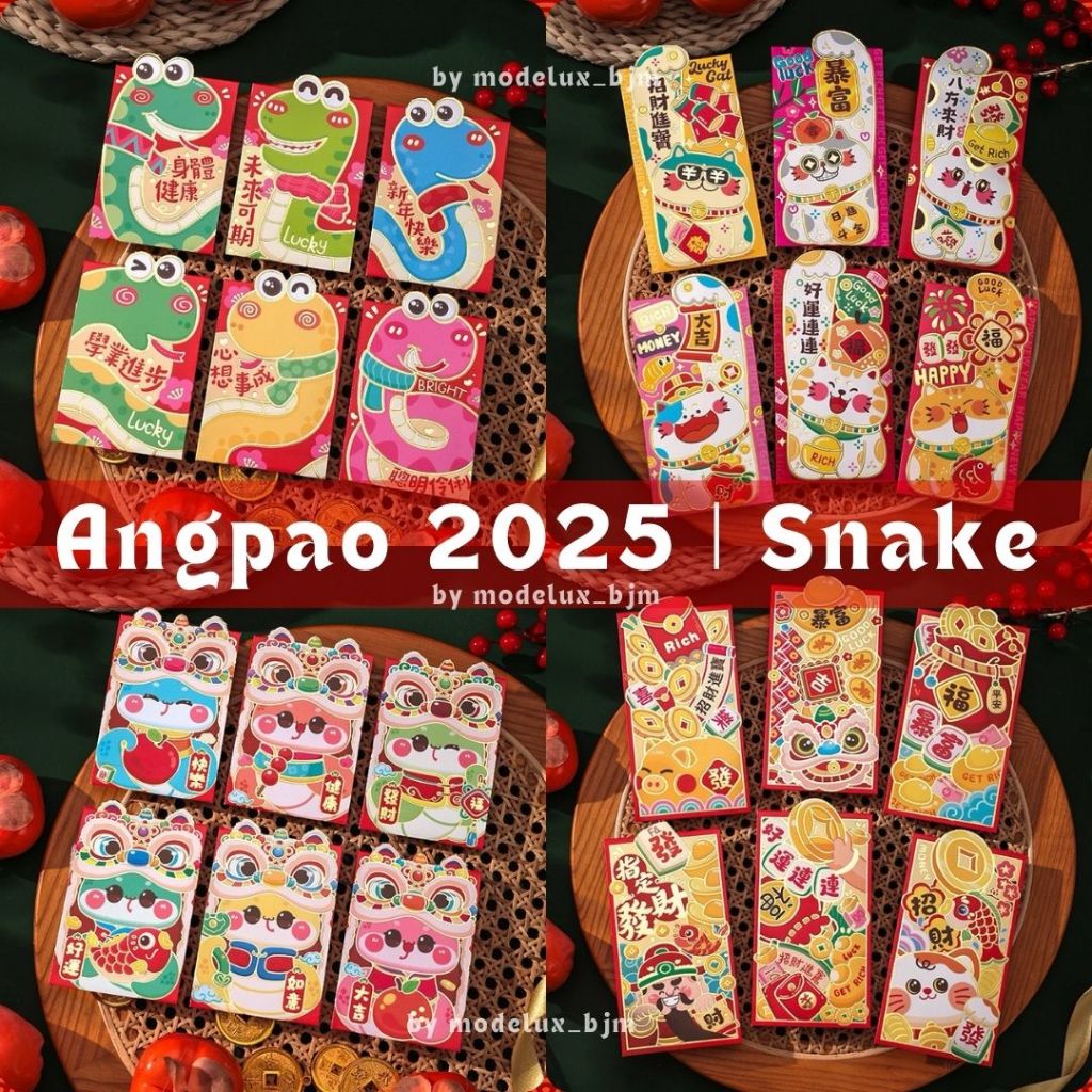 MERAH Angpao 2025 Angpao pumpkin 3D Chinese New Year Sincia Snake Snake ...