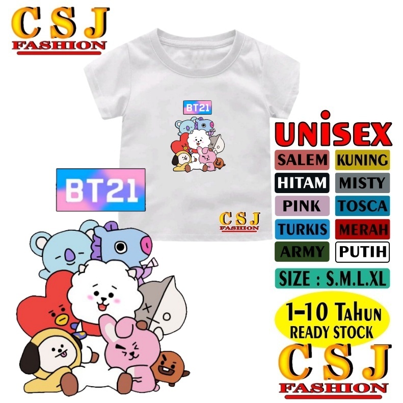 Bt21 girls' clothes, BT21 boys' clothes, Viral CSJ tops for boys and ...