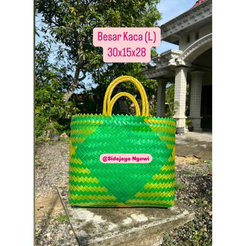 ~ Jumbo GLASS Plastic Woven Bags For Hampers Parcels Thanks to Tahlilan ...