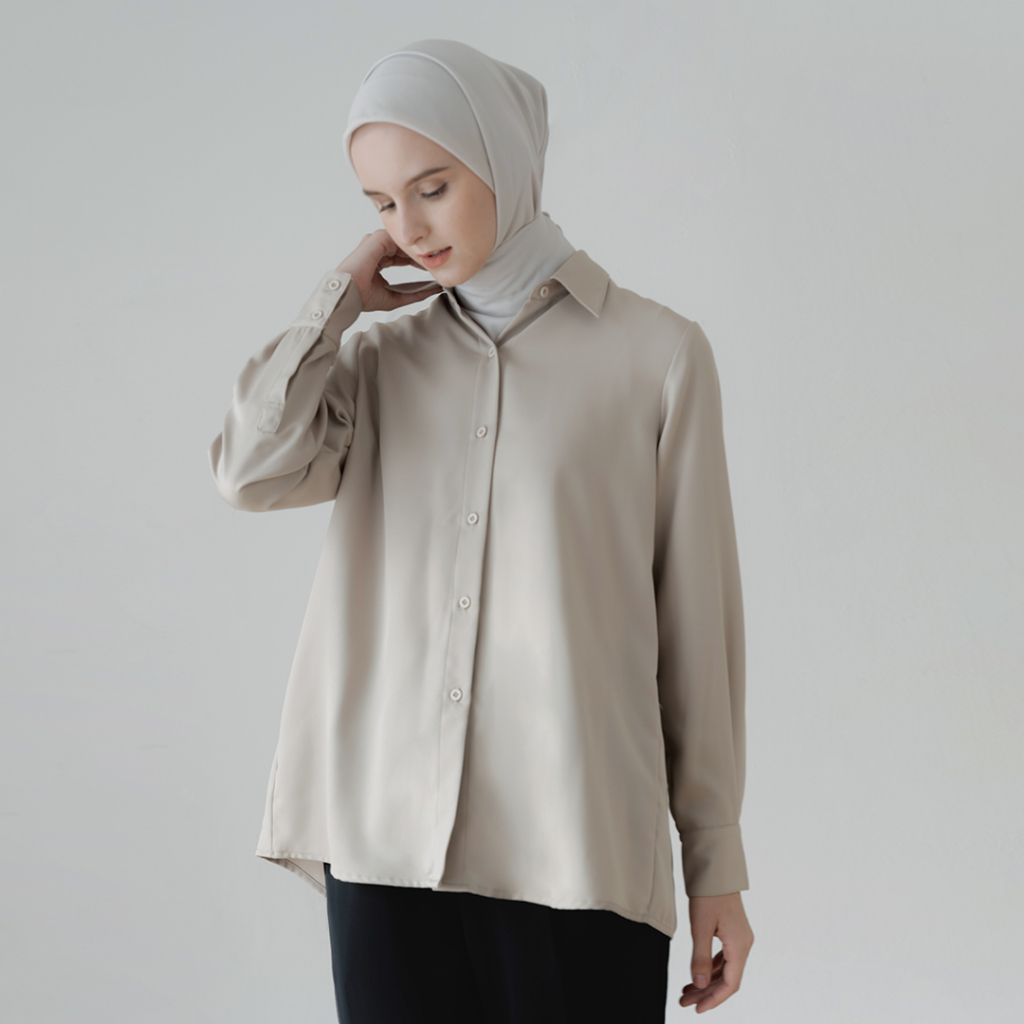 KEMEJA Badar by Aska Label - Women's shirt, women's office shirt with ...