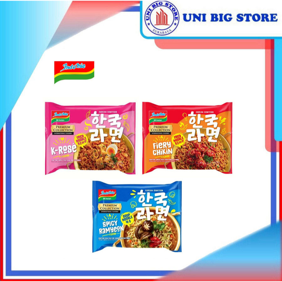 Indomie Korean Fiery Chikin | K-rose | Spicy Ramyeon Noodle 85 gr ...