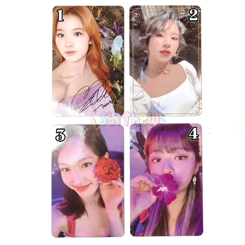 Photocard PC ALBUM TWICE MORE & MORE M&M MNM MINATOZAKI SANA SIGNAL ...