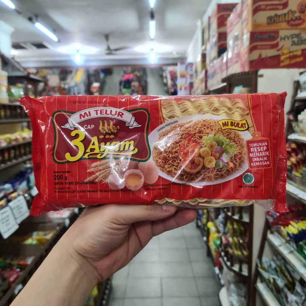 Mi EGG CAP 3 CHICKEN / EGG NOODLES / MI BULAT 200 g | Shopee Malaysia