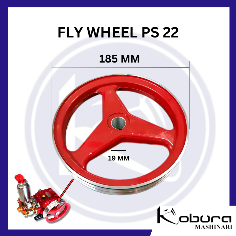 POLI MESIN Fly Wheel PS 22 Fly Wheel Pulley Pully Poly Power Sprayer ...