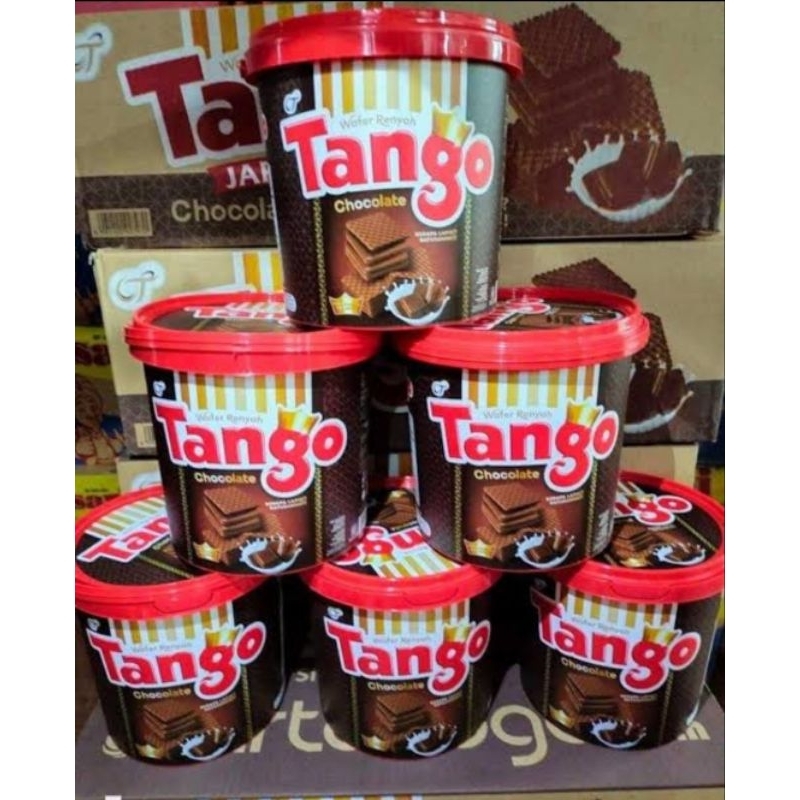 Wholesale Chocolate Flavor Tango Jar Wafers 1 Box contains 6 Buckets x ...