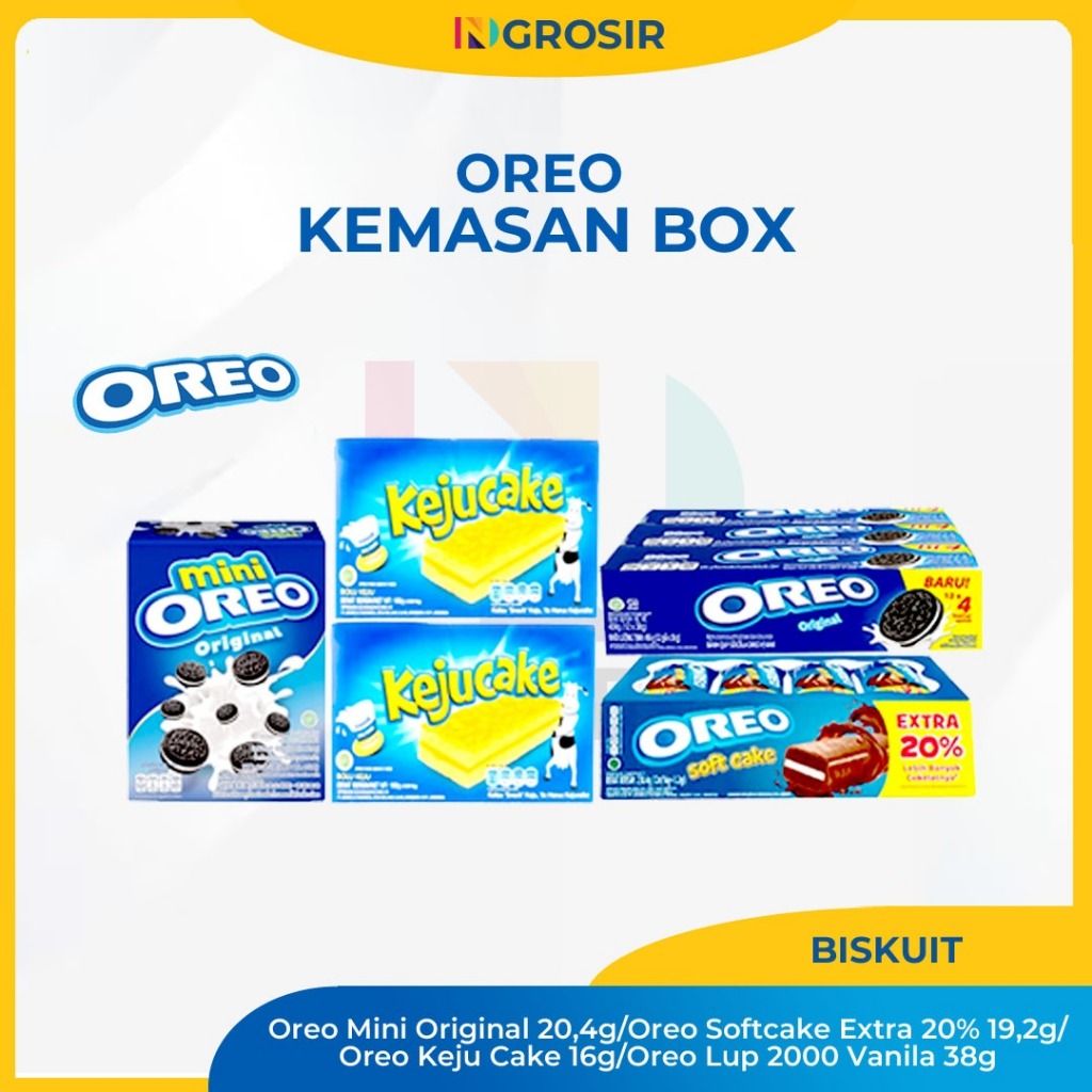 Original Mini Oreo Biscuits/Oreo Softcake/Oreo Cheese Cake/Oreo Lup ...