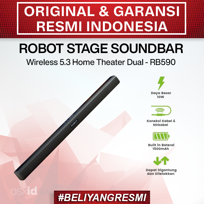 Robot Soundbar TV Speaker RB590 Wireless 5.3 Home Theater Dual ...