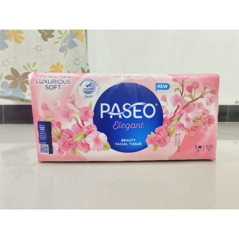 Paseo Elegant Tissue Facial Soft Tissue Pack 170 Sheets 510 Ply ...