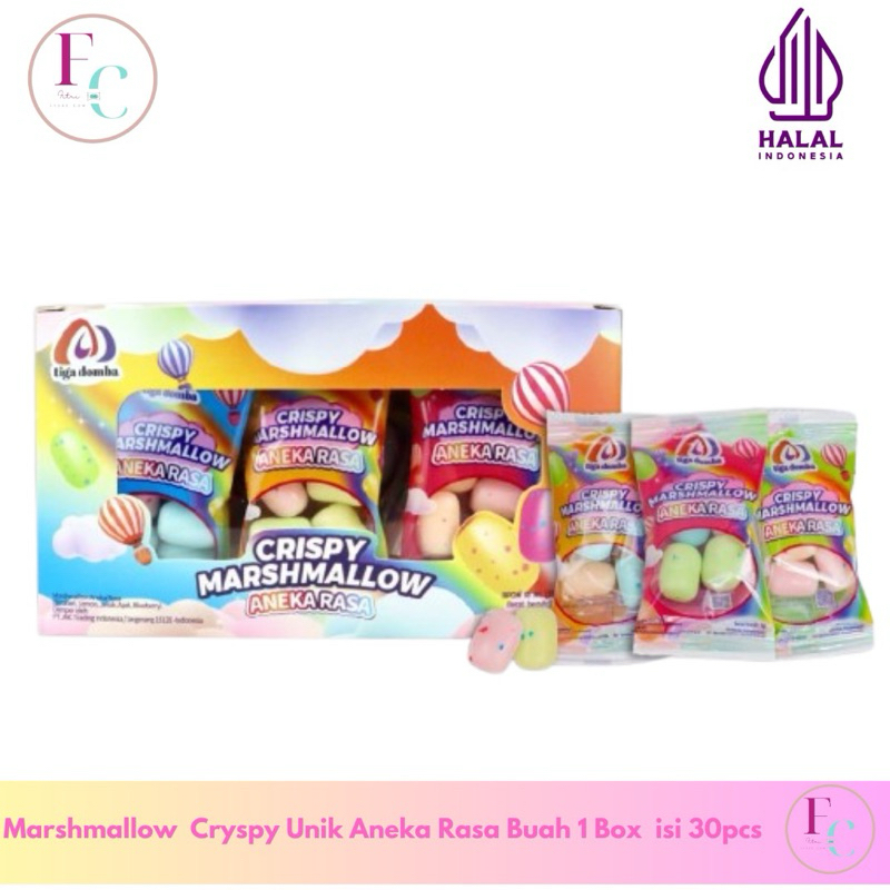 Crispy Marshmallows in Various Fruit Flavors. 1 Box contains 30 pcs ...
