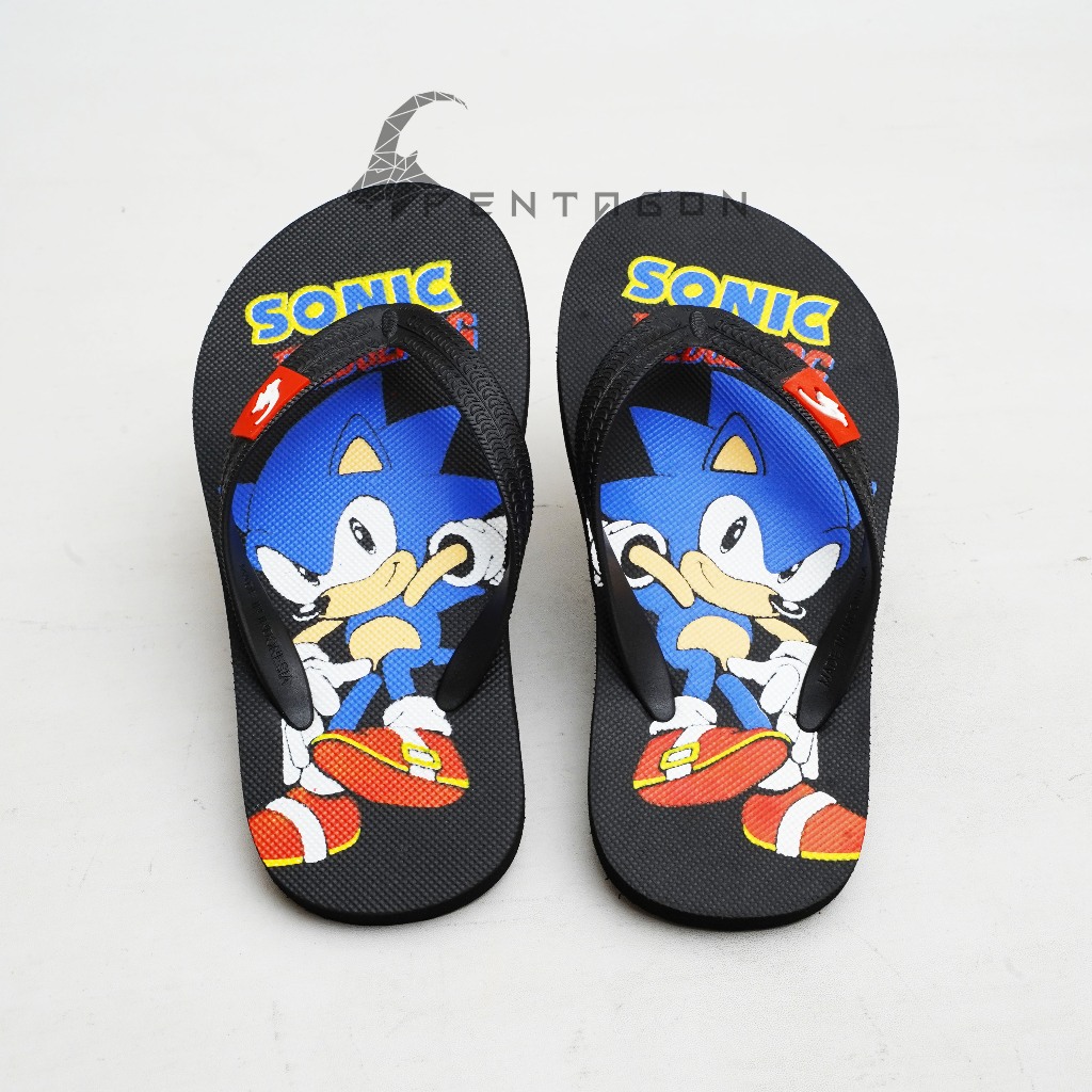 Pentagon [Sonic] Sonic Character Sandals/ Cartoon Boys Flip Flops/ Boys ...