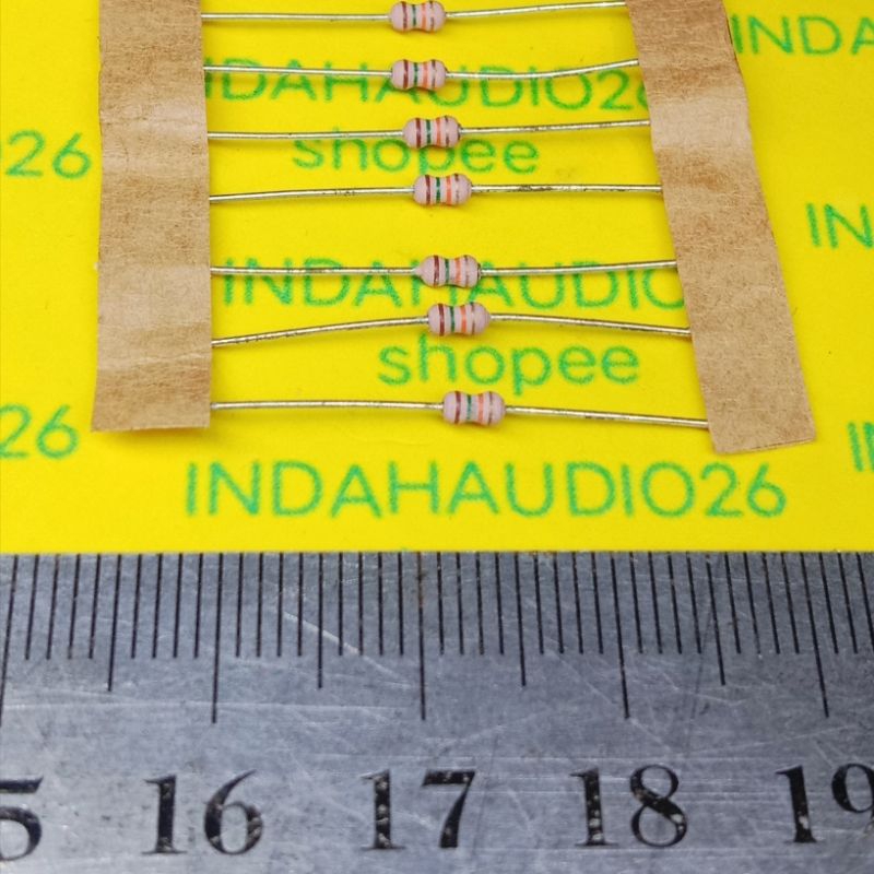 Resistor 15k 1/8w 5% copper leg 15 kilo ohm 1/8w 5 percent carbon as ...