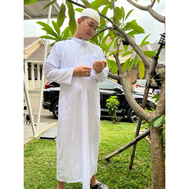 (By Amdani) Gamis Premium Nabawi Adults Men Boys Jubah Haramain ...