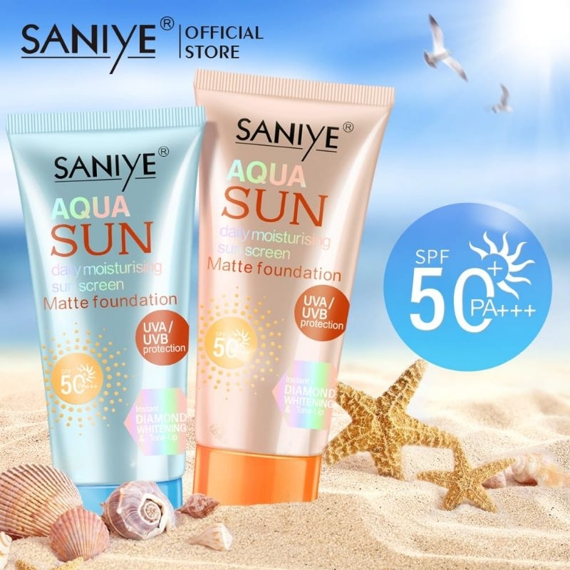 Saniye Sunscreen SPF 50 PA+++ Matte Foundation 65ml R1190 | Shopee Malaysia