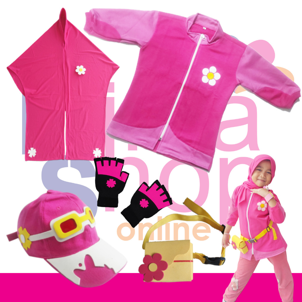COMPLETE PACKAGE OF BOBOIBOY YAYA CHARACTER CHILDREN'S COSTUMES ...