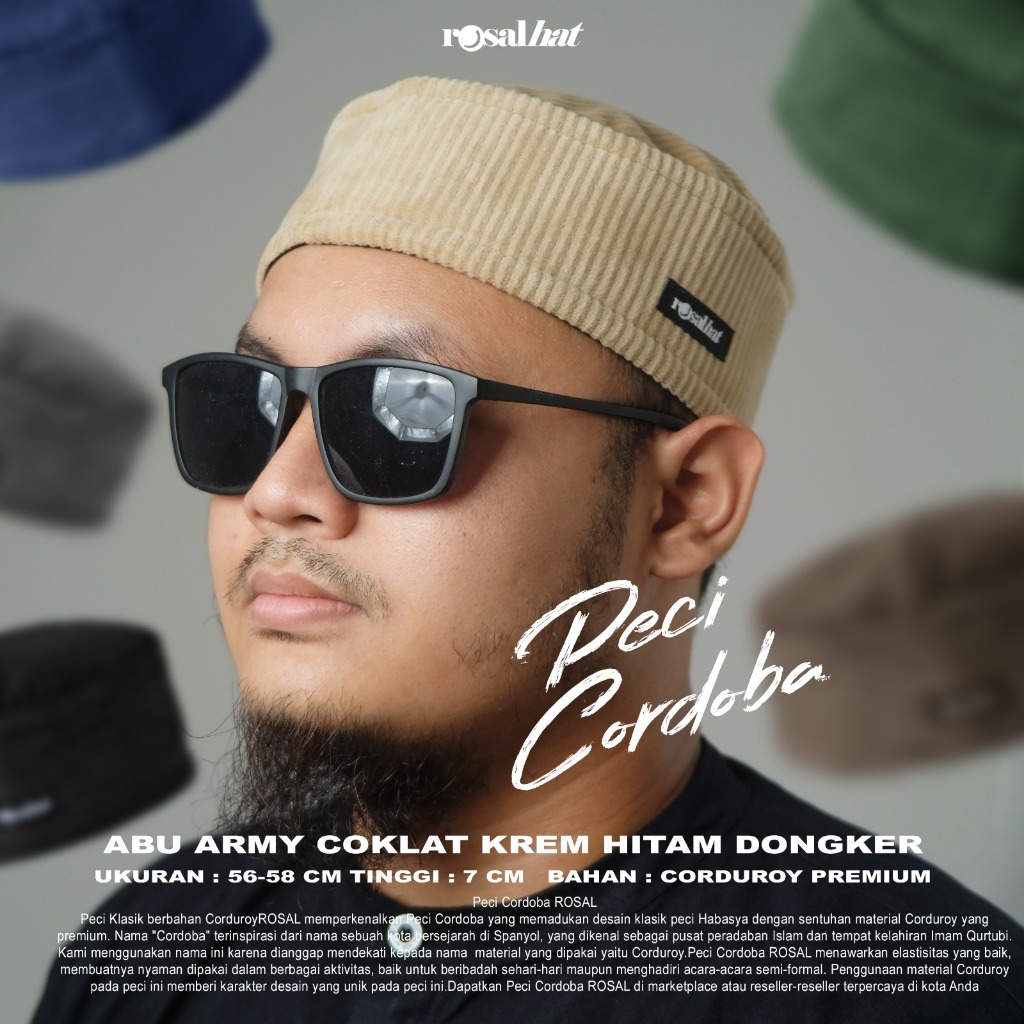 Rosal Premium Cordoba Peci | Shopee Malaysia