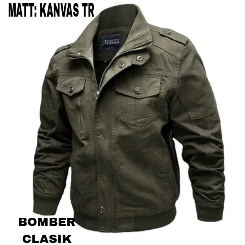 KATUN Classic us army bomber jacket, canvas jacket, men's jacket ...
