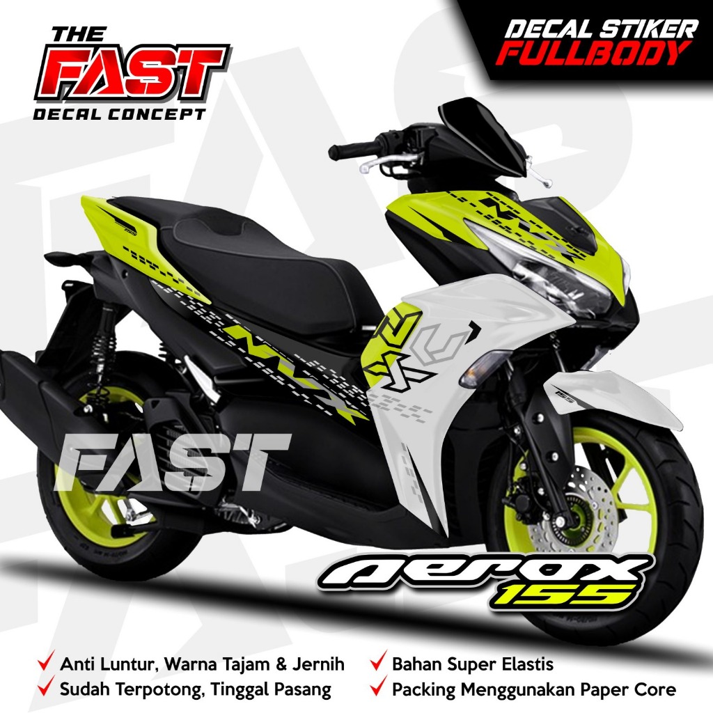 (NEWEST) New Aerox Sticker Decal Fullbody Variation All New Aerox 155 ...