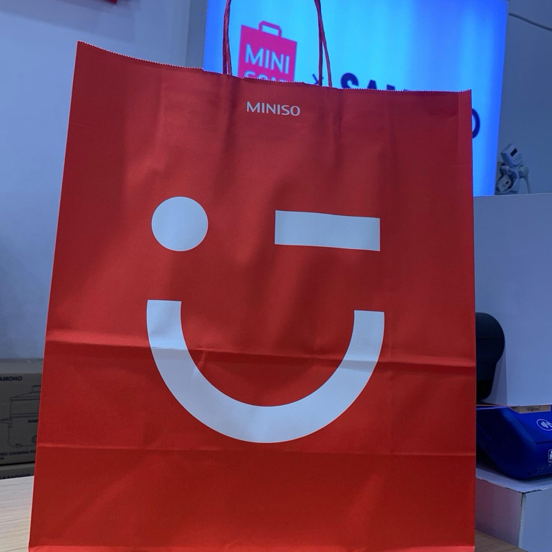 Miniso Paper Bag (Must be accompanied by Samono Miniso Product ...