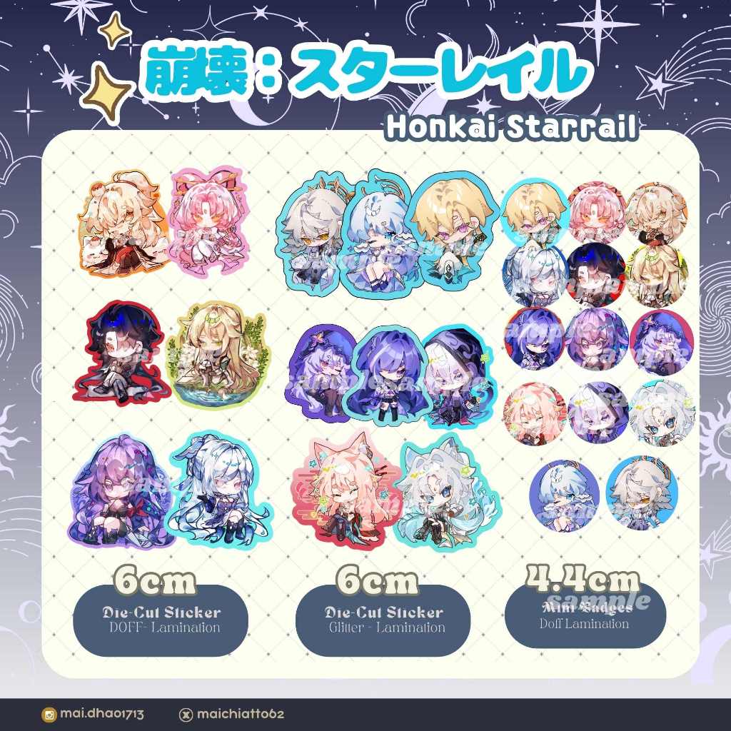 Honkai Star Rail HSR Sticker | Shopee Malaysia