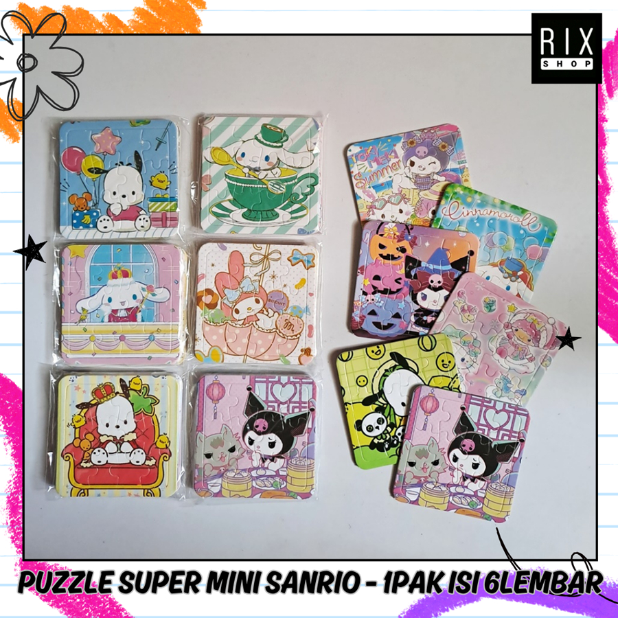 Rix Children's Toys 4cm Mini Puzzle Cartoon Montessori Sanrio ...