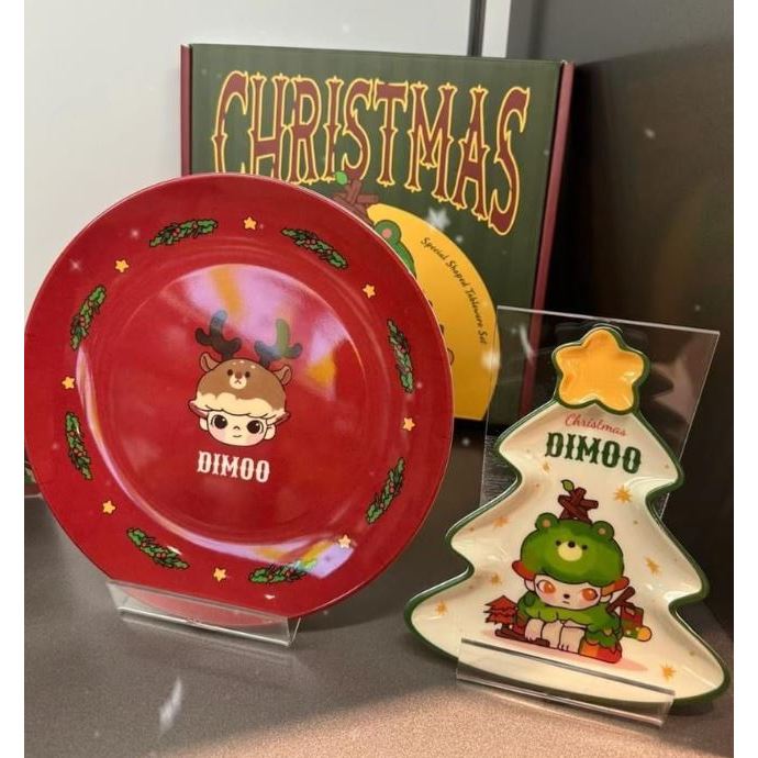 Dimoo Christmas Tableware Set (Plate Set) | Shopee Malaysia