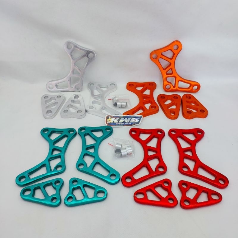 MESIN Kawasaki klx / drtacker 150 aluminum front and rear engine mount ...