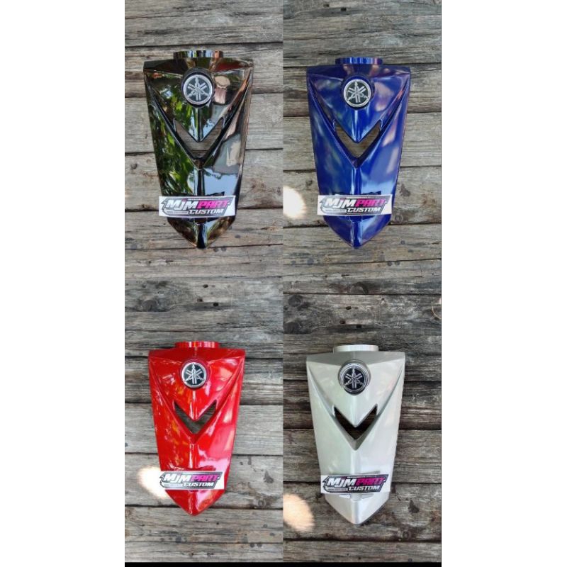 HITAM MERAH Yamaha VEGA R NEW front number plate holder chest panel ...