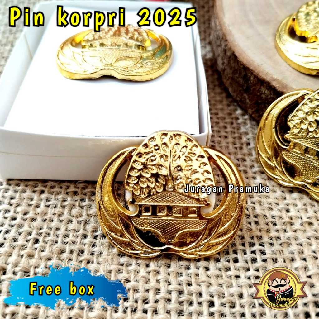 Asn korpri Pin Latest Model 2025 safety Pin & magnet | Shopee Malaysia