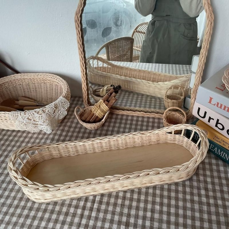Long rattan basket | Shopee Malaysia