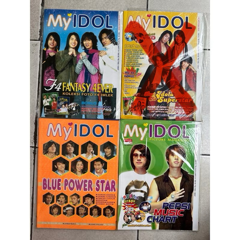 Myidol Magazine Asia Korea Taiwan my idol F4 Mandarin Korean Asian ...