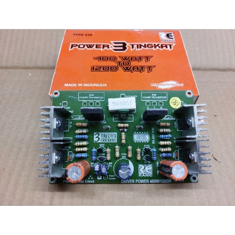 3 Level Mono 400 Power Amplifier Driver Kit - 1200 Watt | Shopee Malaysia