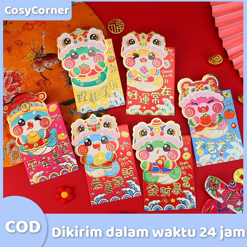 Angpao chinese new year snake long zodiac snake 2025 hong bao fung pau ...