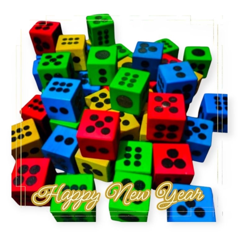KAYU Wooden Dice Color Block Educational Toy/Quality Color Wooden Dice ...